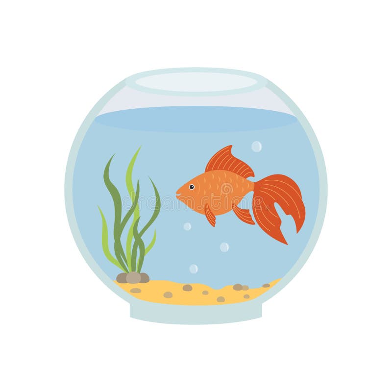 Goldfish vector icon stock vector. Illustration of emblem - 90991267