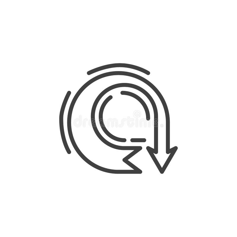 Round Down Arrow Icon Download Pointer Point Position Navigation ...