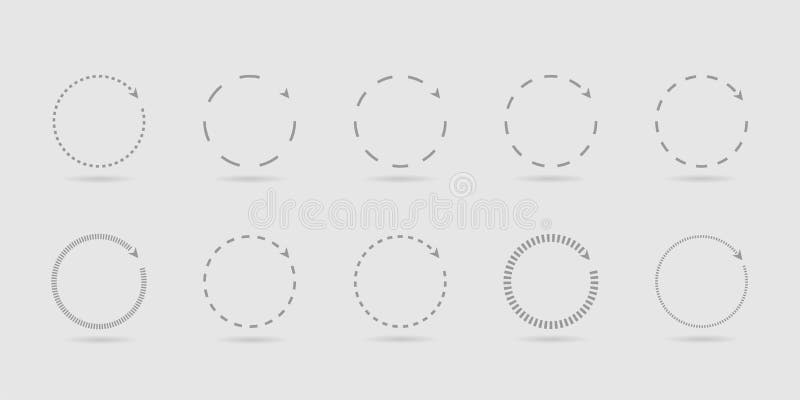 Round arrow signs stock illustration. Illustration of ecology - 173413668