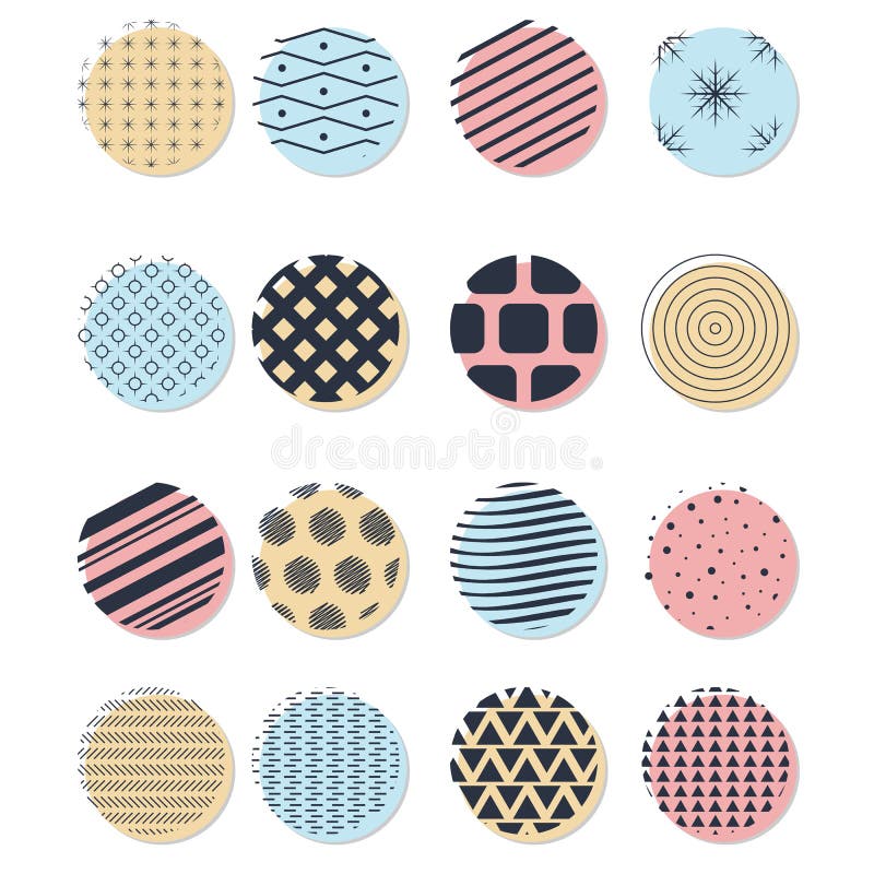Round Background. the Emblem Pattern. Stock Vector - Illustration of ...