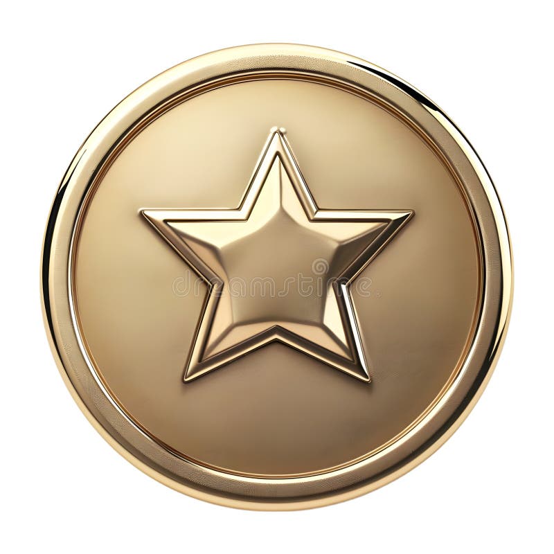 Round Badge on Transparent Background - Ai Generated Stock Illustration ...