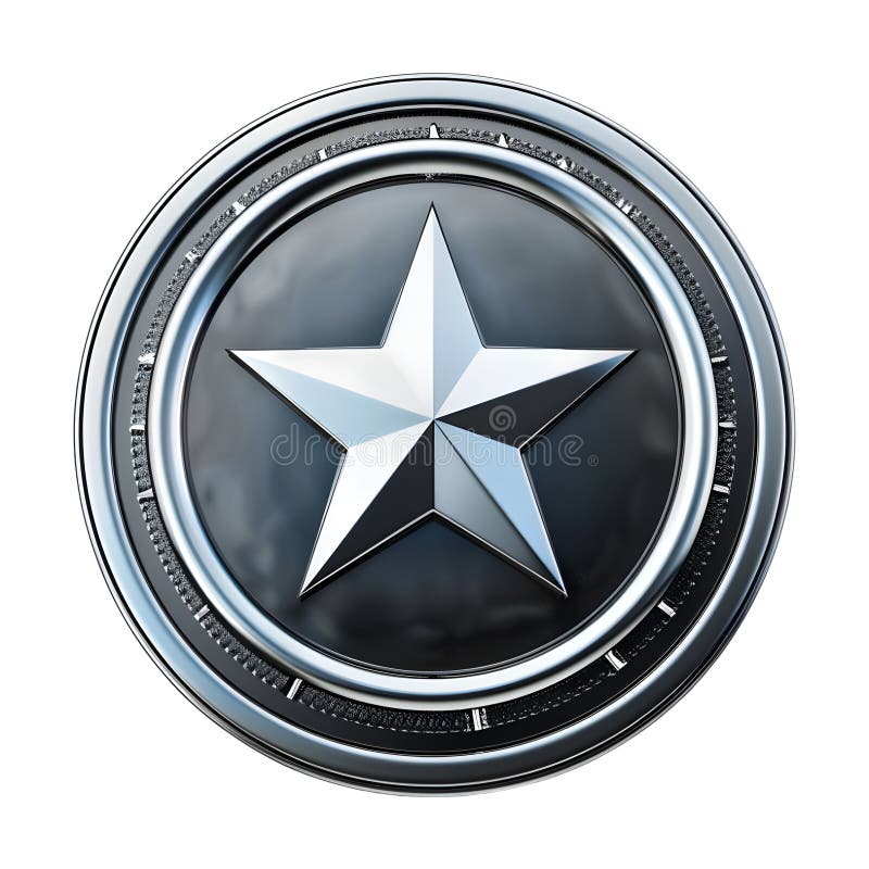 Round Badge on Transparent Background - Ai Generated Stock Illustration ...