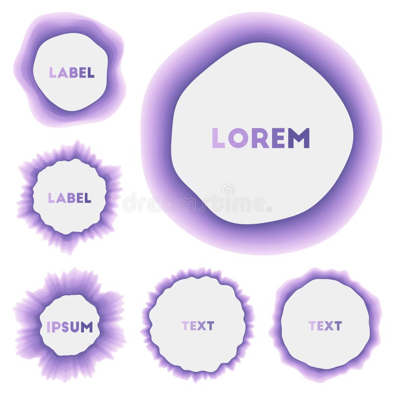 Round badges collection. stock vector. Illustration of circle - 193201772