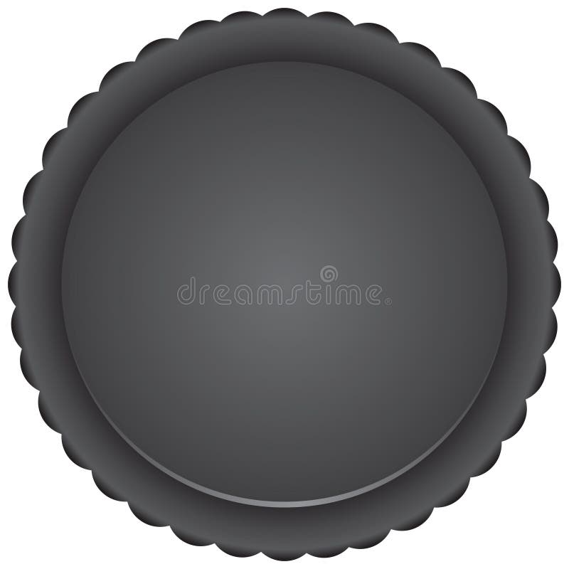Round baking pan stock vector. Illustration of oven - 140538790