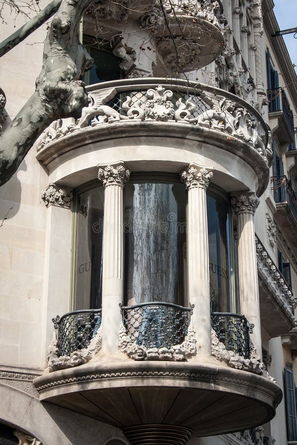 Round Balcony stock photo. Image of spain, city, windows - 41093794