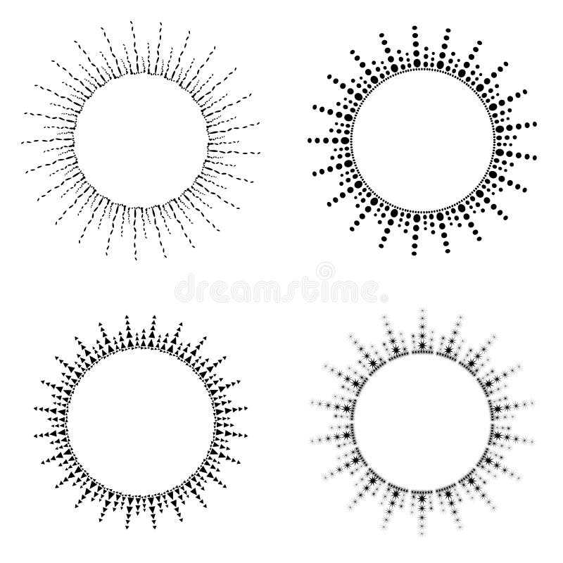 Round banners in black stock vector. Illustration of design - 50963667