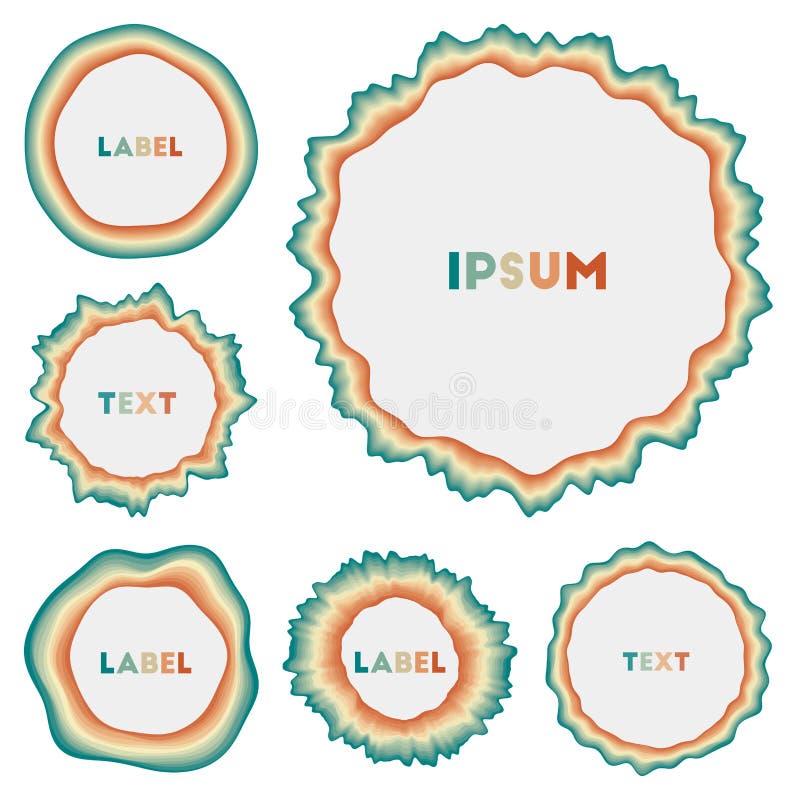 15 Amazing Circular Shape Logos Stock Vector - Illustration of initial ...