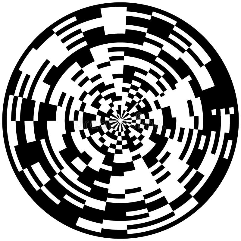 Round bar code. stock illustration. Illustration of matrix - 26576242