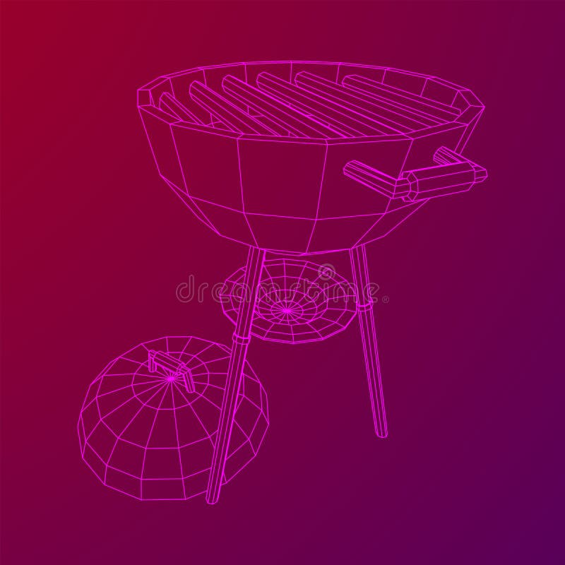 Round Low Poly Frame in Red White Colors Stock Vector - Illustration of ...