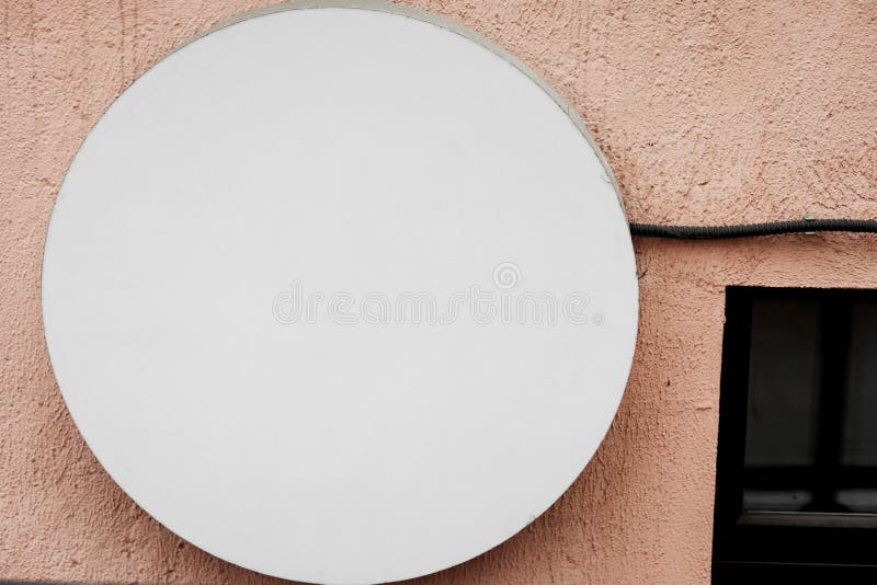 Round billboard stock image. Image of idea, advertise - 249474037