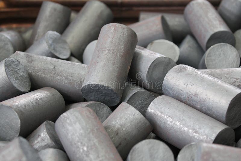 Round billet of metal stock photo. Image of cylinder - 47686814