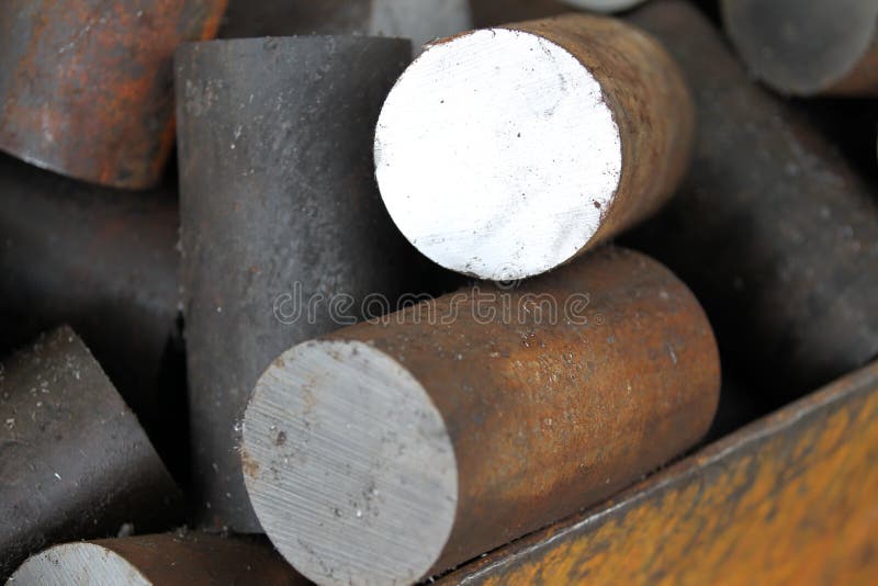 Round billet of metal stock photo. Image of cylinder - 47824238
