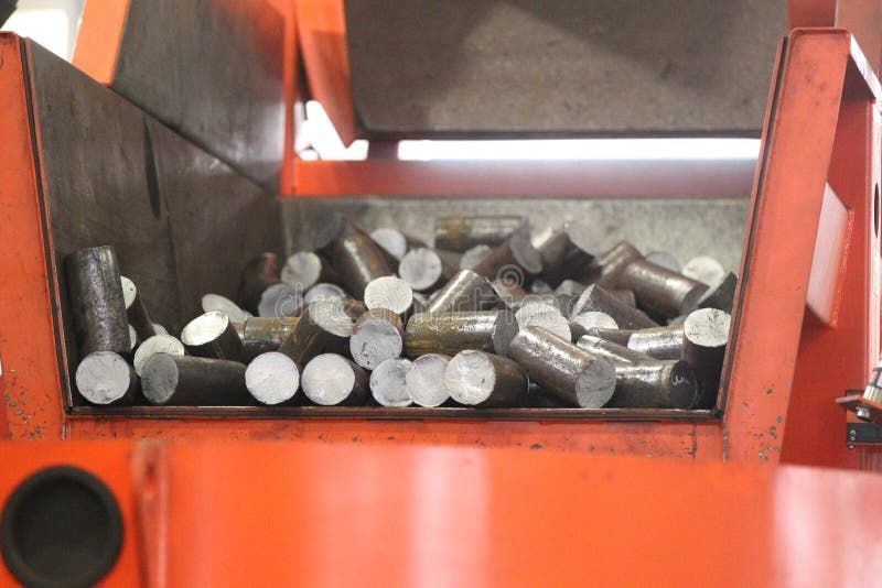 Round billet of metal stock photo. Image of materials - 47841464