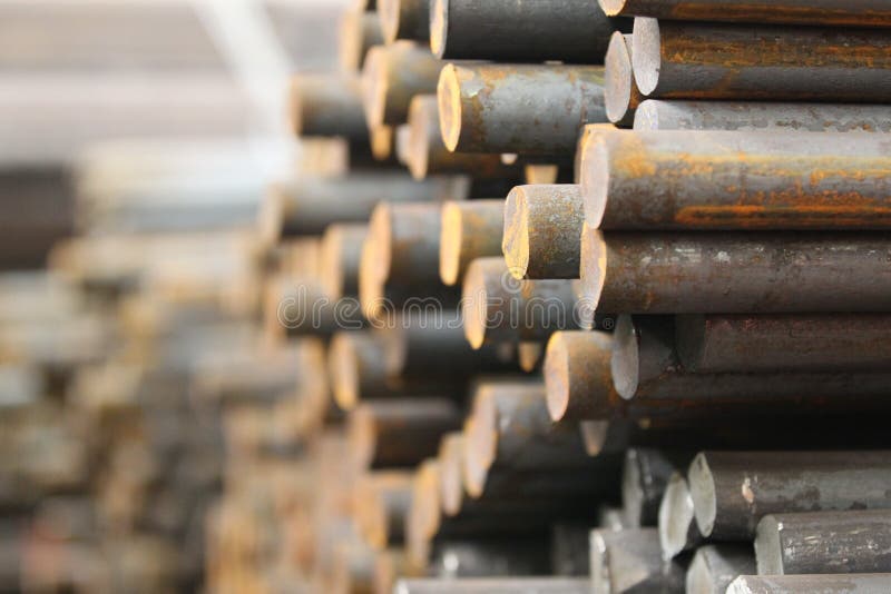 Round billet rods stock image. Image of steel, number - 47686739