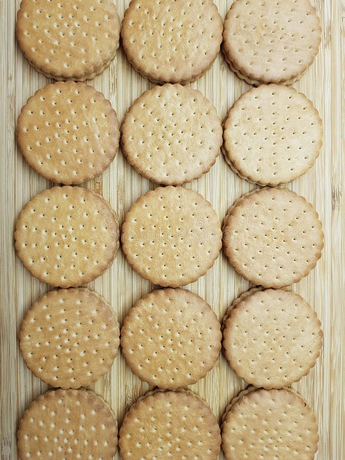 Two biscuits cocoa stock image. Image of brown, cocoa - 135910773