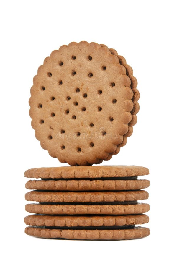 Round biscuits stock image. Image of bakery, hole, cracker - 38033093