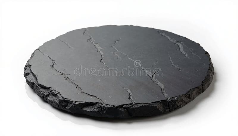 Black Slate Serving Platter. Generative AI Stock Illustration ...