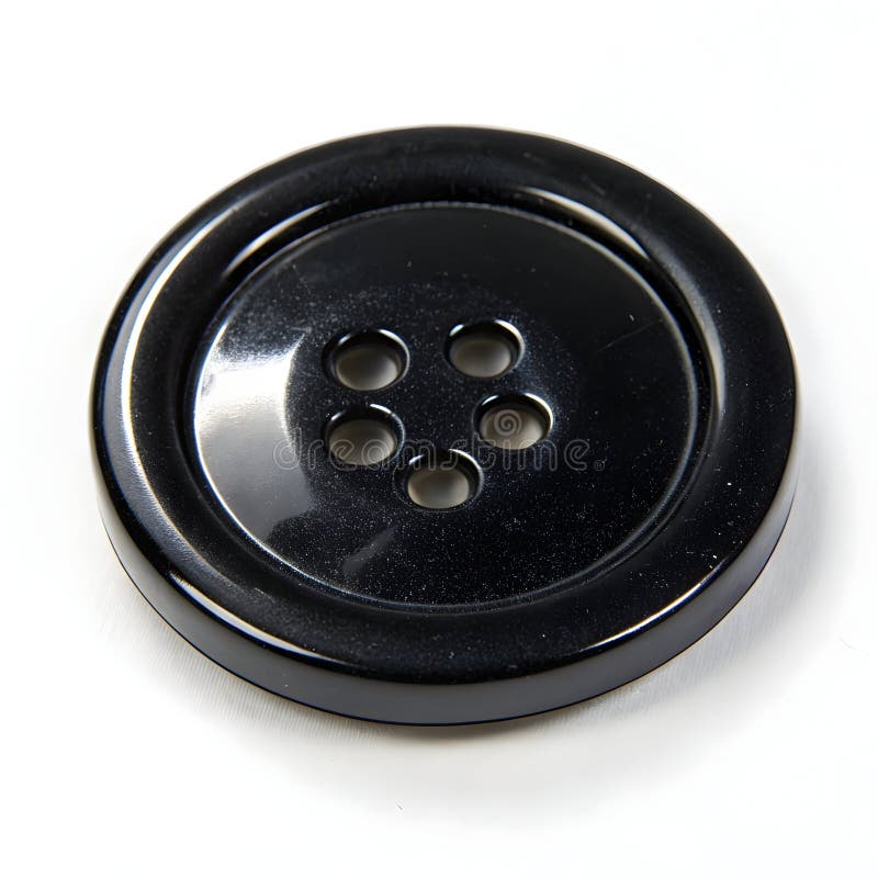 Round Black Web Button Top View Isolated on White Background Stock ...