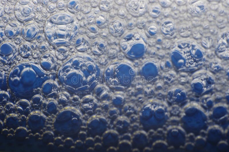 Round blue bubbles stock photo. Image of close, white - 92466576