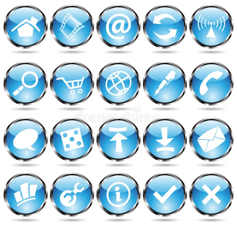 220+ Round blue icons Free Stock Photos - StockFreeImages