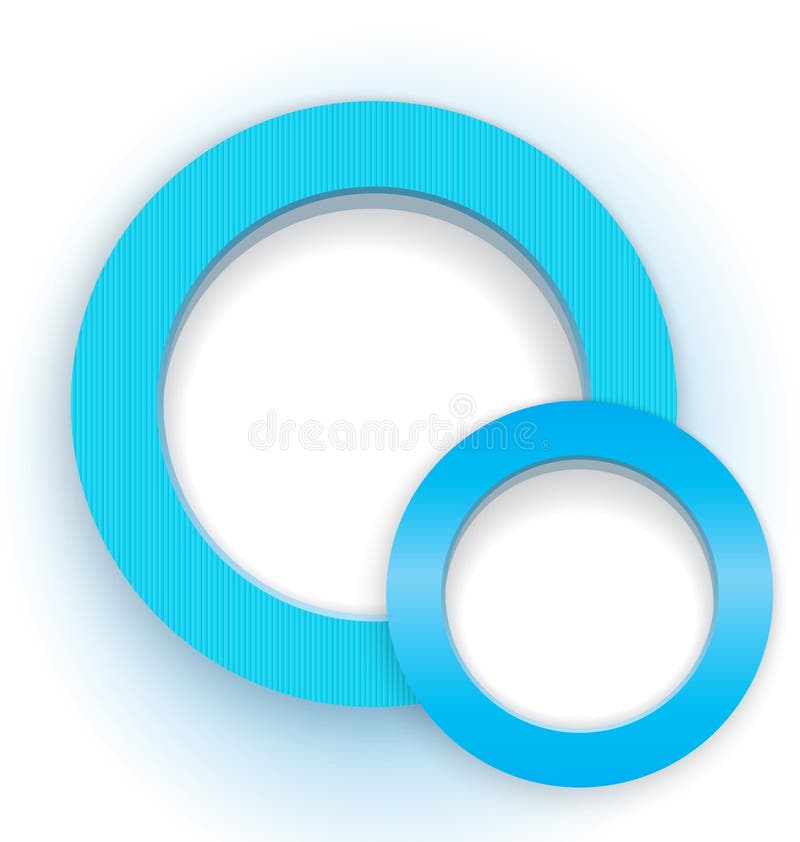 Round borders two vector stock vector. Illustration of bolder - 28180604