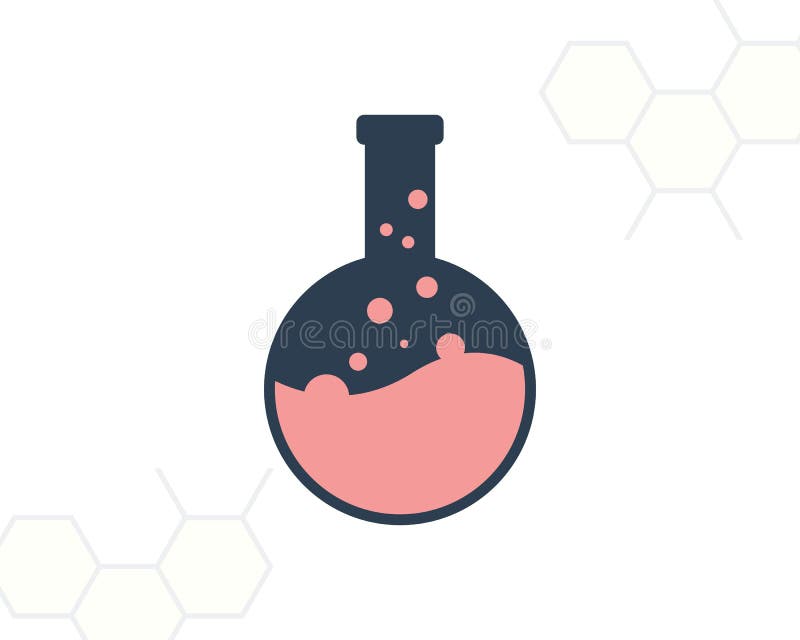 Round bottom flask stock vector. Illustration of laboratory - 79537151