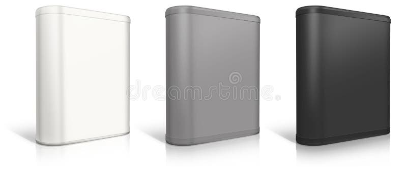 Round box. Software box stock illustration. Illustration of blank ...