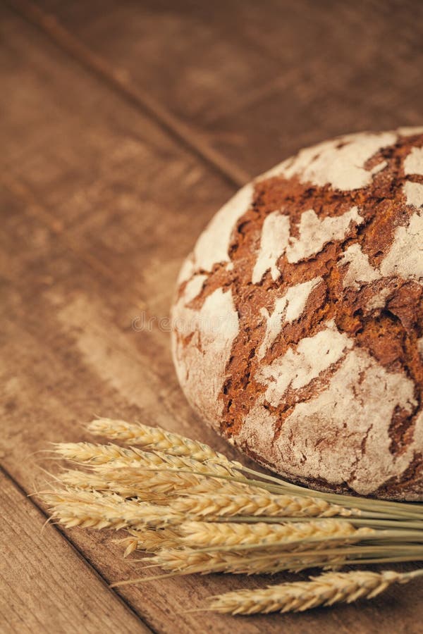 Round Bread stock image. Image of food, bread, round - 34869355
