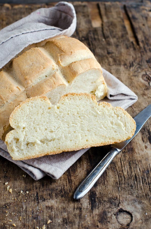 Round bread homemade stock image. Image of round, bread - 28906525