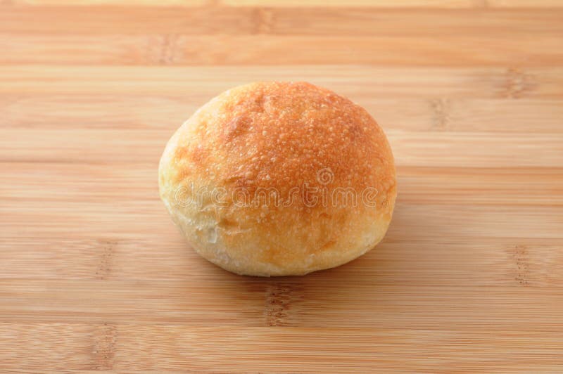 Round Bread Isolated on Cutting Board Stock Image - Image of white ...