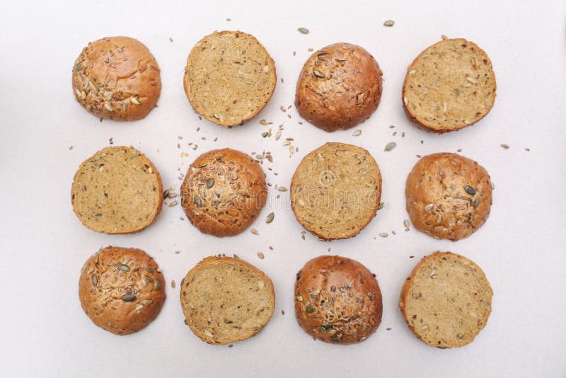 Round bread stock image. Image of baked, bread, isolated - 242215625