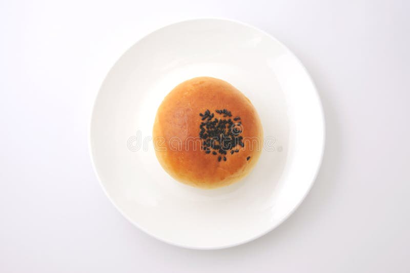 Delicious Manju Dessert Japanese Confection Bean Paste Isolated White ...