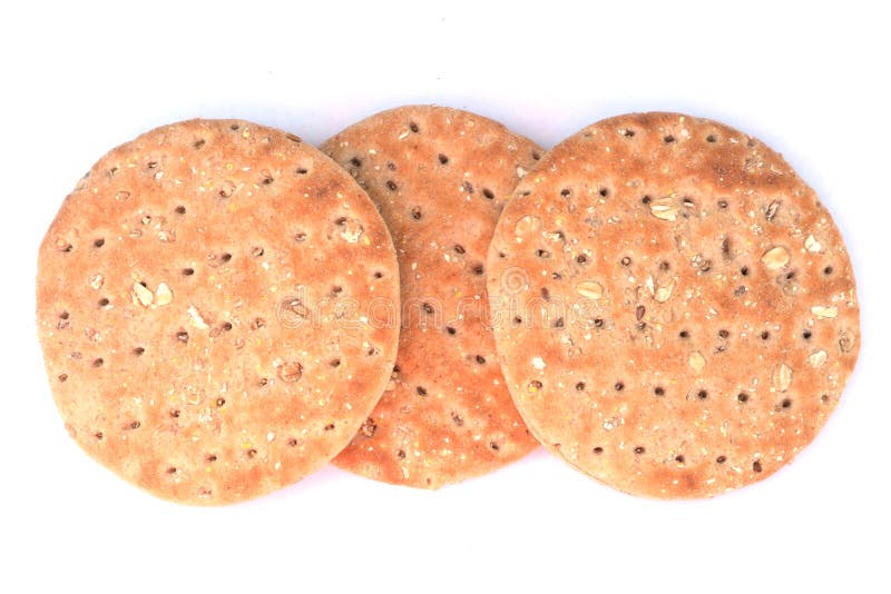 Round Breads Isolated on White Stock Photo - Image of healthy, bakery ...