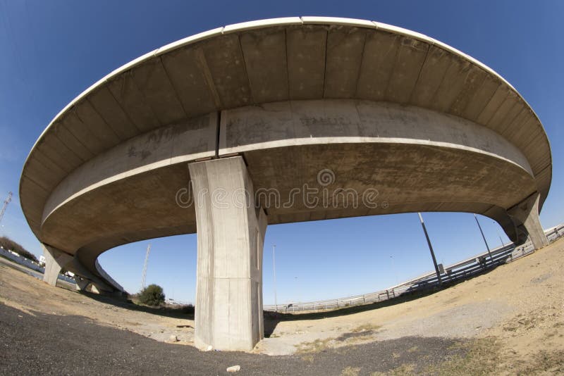 Round Bridge stock image. Image of arch, highway, connection - 17487939