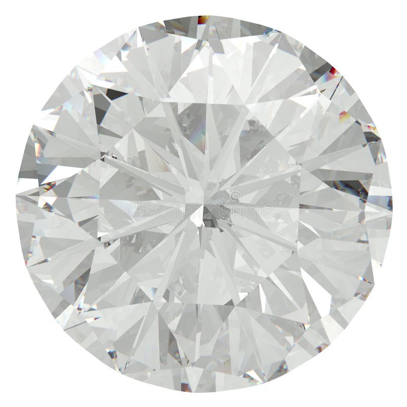 Round Brilliant Diamond stock illustration. Illustration of product ...