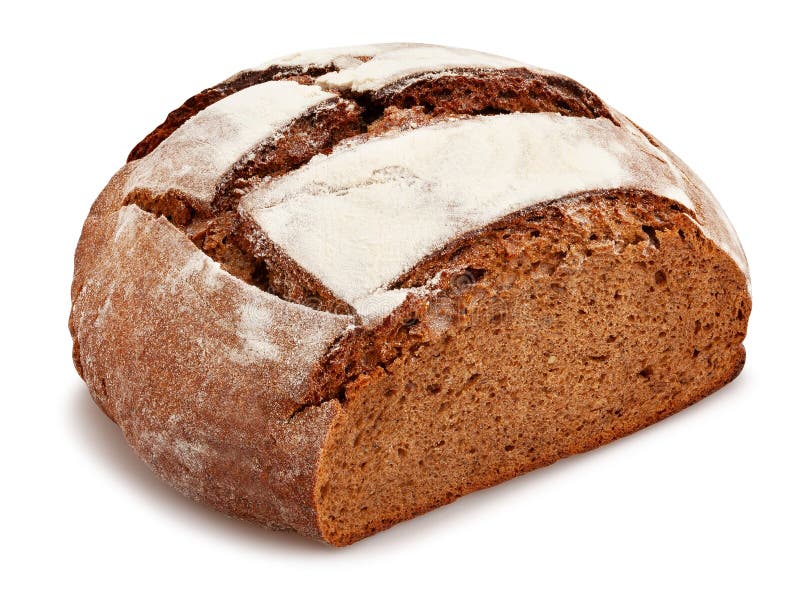 Round brown bread stock image. Image of healthy, side - 155825347