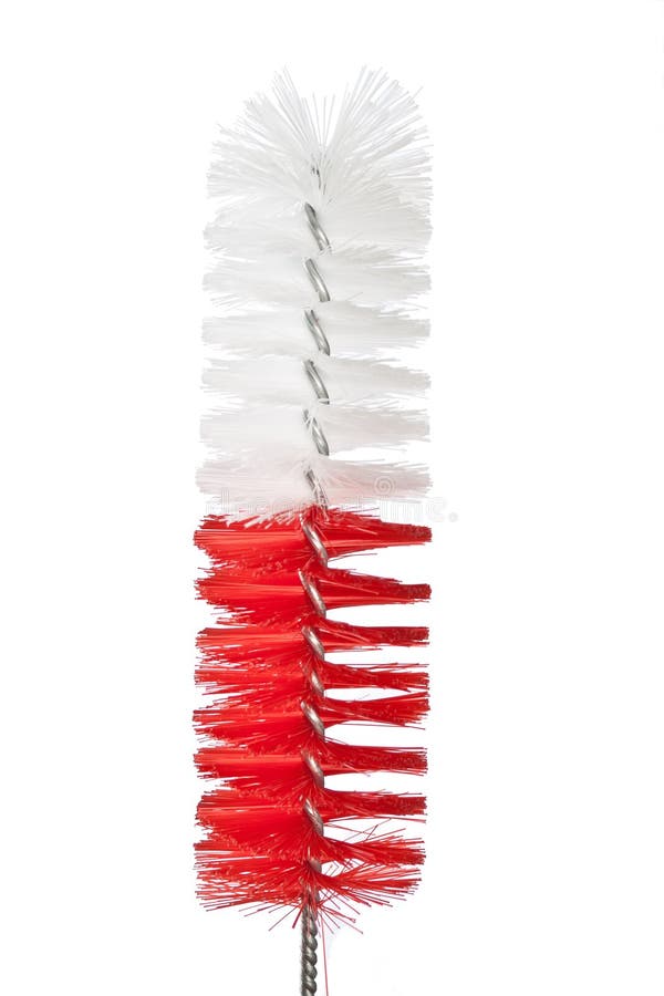 Round Brush for Cleaning Baby Bottles Stock Photo - Image of purity ...