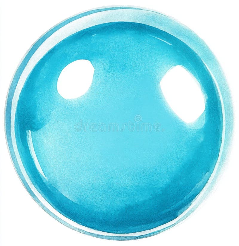 Round, Bubble-shaped Element for Hand Painting Stock Image - Image of ...