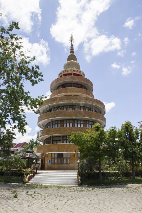 Round building pagoda stock image. Image of lanna, chiangmai - 40964743