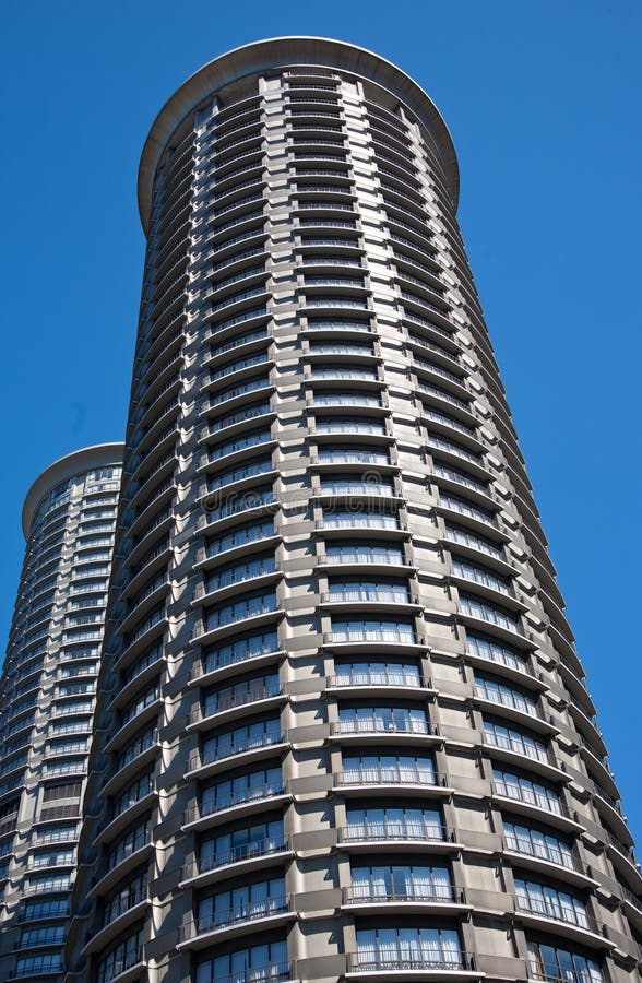 Round Buildings stock photo. Image of modern, daylight - 28184720