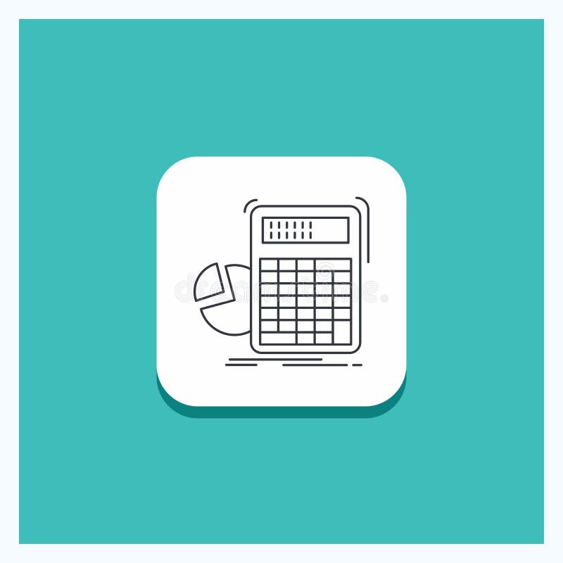 Round Button For Calculator, Calculation, Math, Progress, Graph Line ...