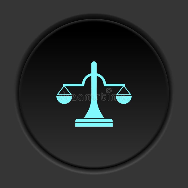 Round Button Icon Balance. Button Banner Round Badge Interface for ...