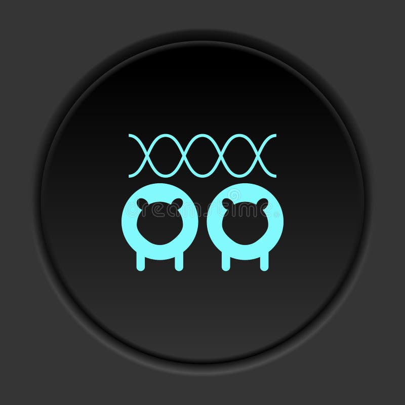 Cloning Sheep Sign. Laboratory Research Icon Stock Vector ...