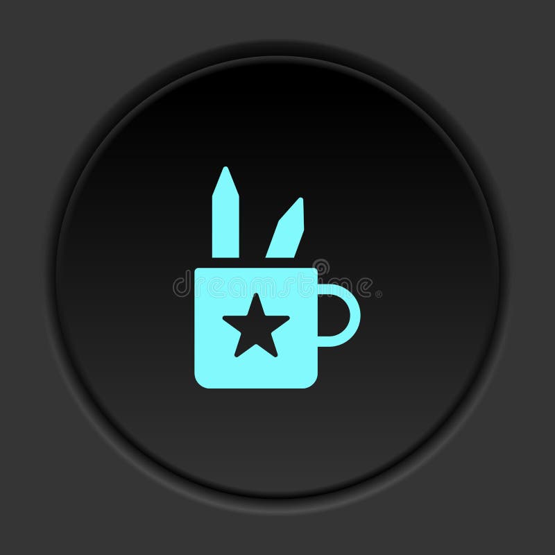 Desk Organizer Icon - Vector. Simple Element Illustration from UI ...