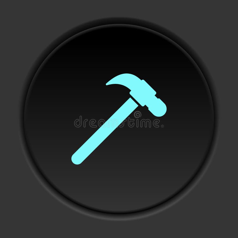 Hammer banner stock vector. Illustration of empty, frame - 16602221