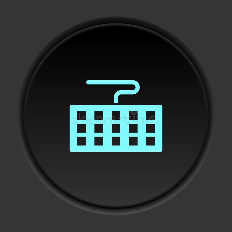 Round Button Icon Keyboard Computer Button Banner Round Badge Interface For Application