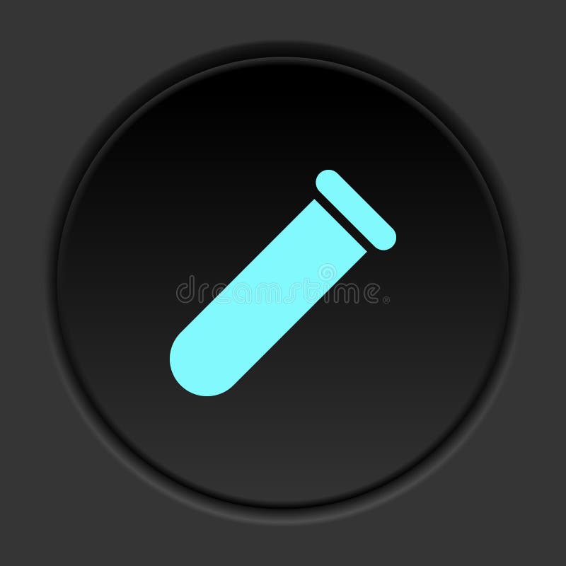 Round Button Icon, Lab Glassware. Button Banner Round, Badge Interface ...