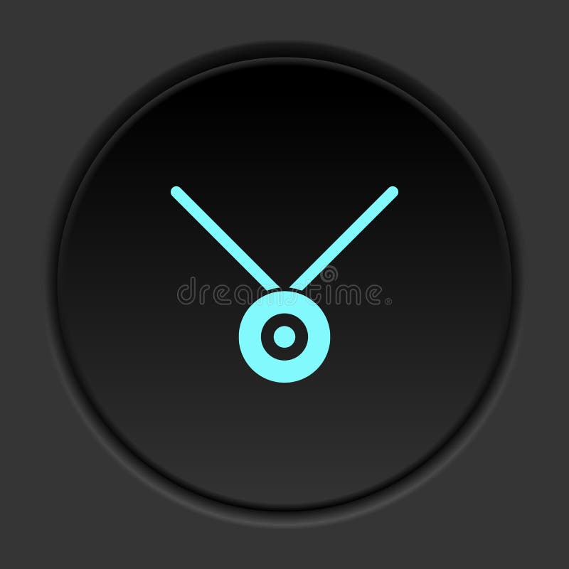 Round Button Icon, Medal, Prize. Button Banner Round, Badge Interface ...