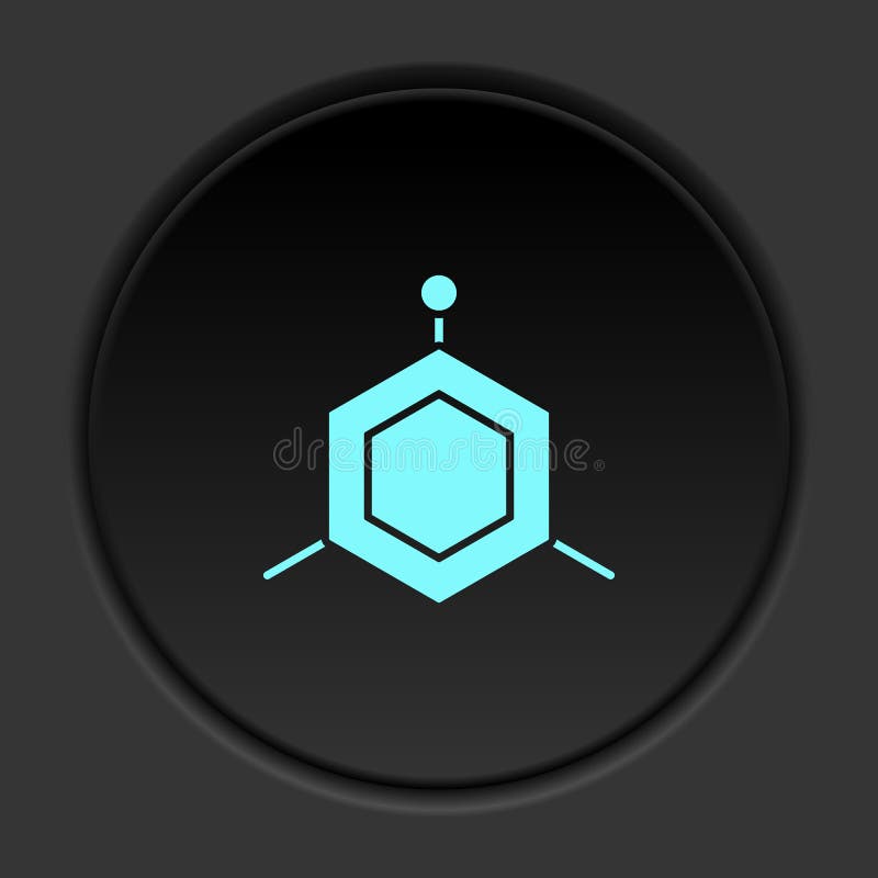 Round Button Icon, Molecules. Button Banner Round, Badge Interface for ...
