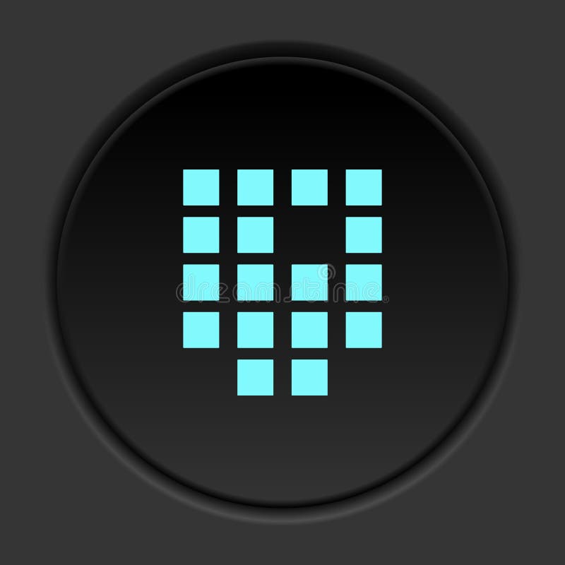 Round Button Icon, Sequence, Biology. Button Banner Round, Badge ...